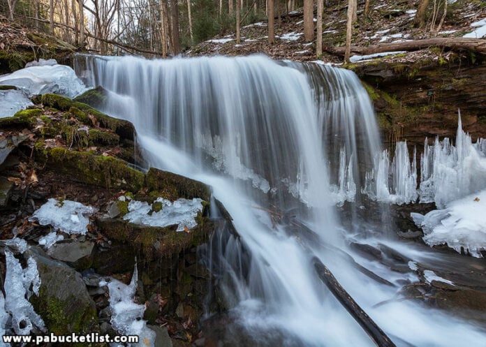 Exploring Stone Quarry Run Falls in Tioga County