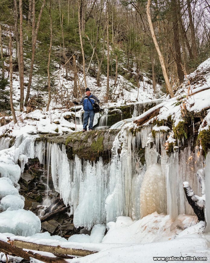 Exploring Stone Quarry Run Falls in Tioga County