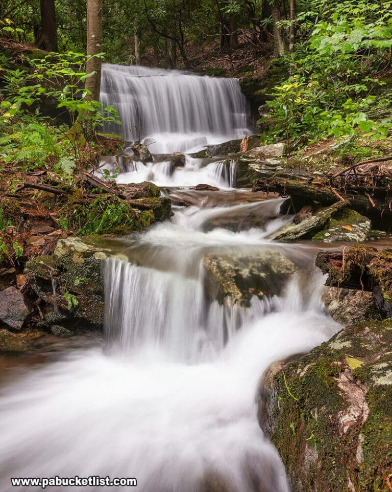 How to Find Kyler Fork Falls in the Sproul State Forest