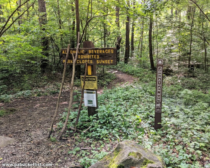 Exploring Jonathan Run Falls at Ohiopyle State Park
