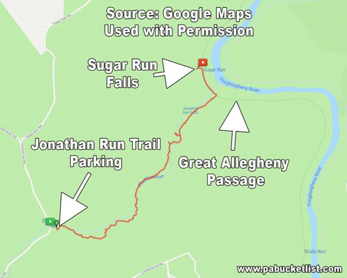 Exploring Jonathan Run Falls at Ohiopyle State Park