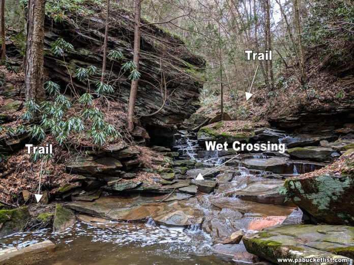 Exploring Yoder Falls in Somerset County