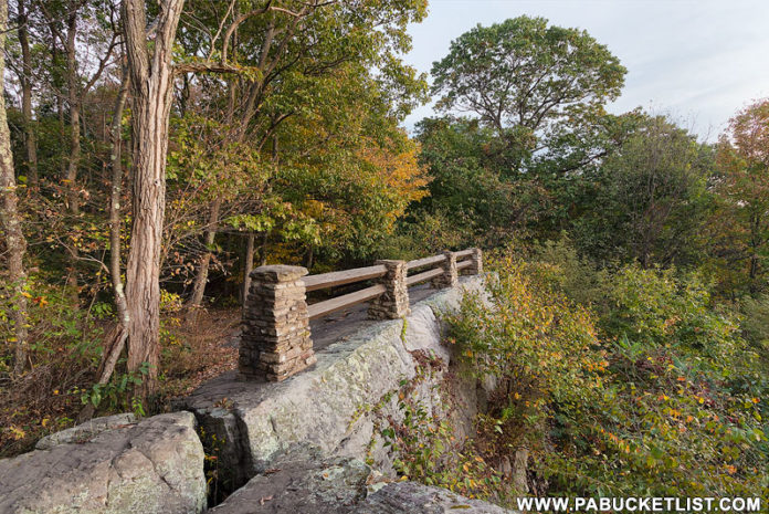 Exploring Baughman Rock Overlook at Ohiopyle State Park