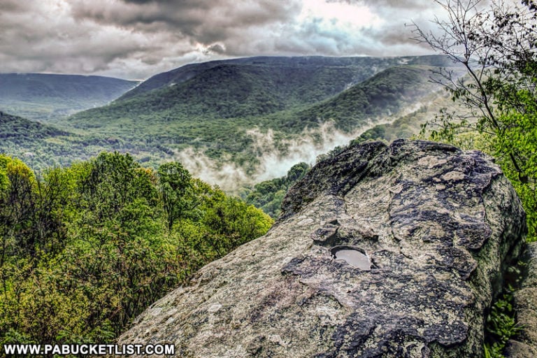 Exploring Baughman Rock Overlook at Ohiopyle State Park