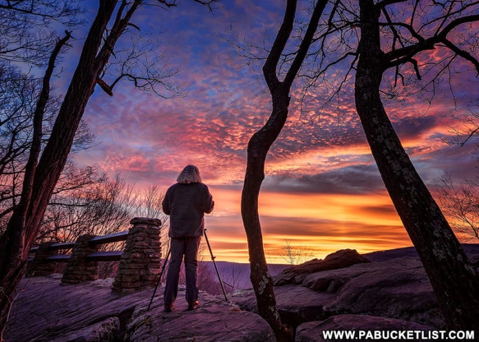Exploring Baughman Rock Overlook at Ohiopyle State Park