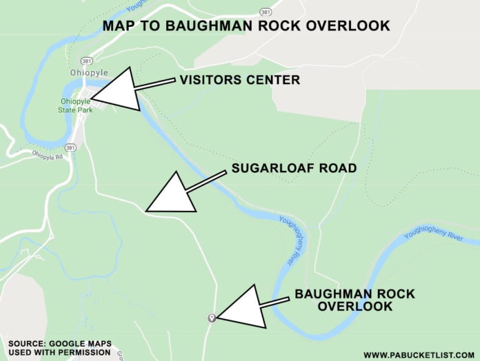 Exploring Baughman Rock Overlook at Ohiopyle State Park