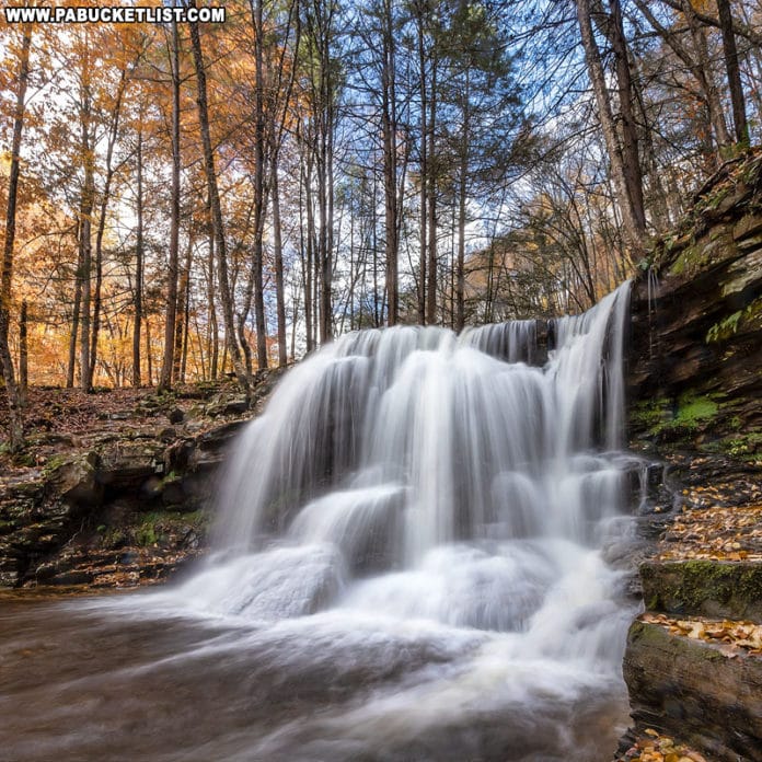 Exploring Dry Run Falls in the Loyalsock State Forest