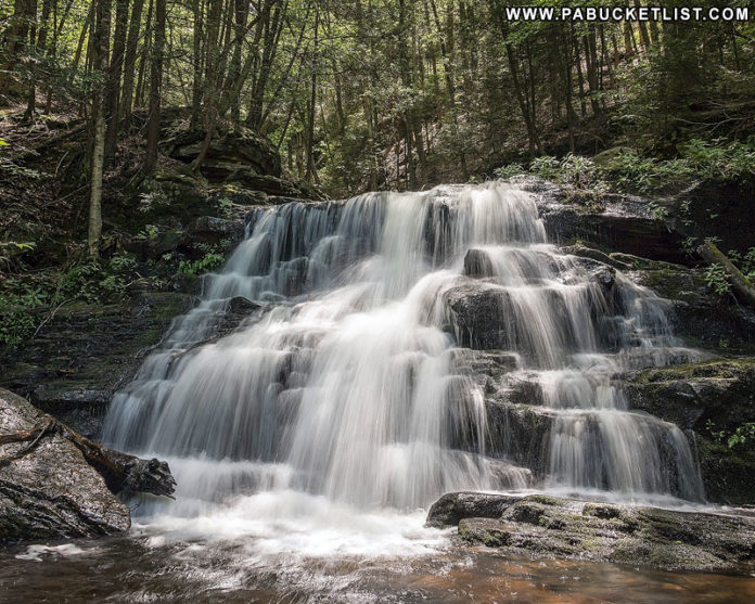 Exploring Dutchman Falls in the Loyalsock State Forest