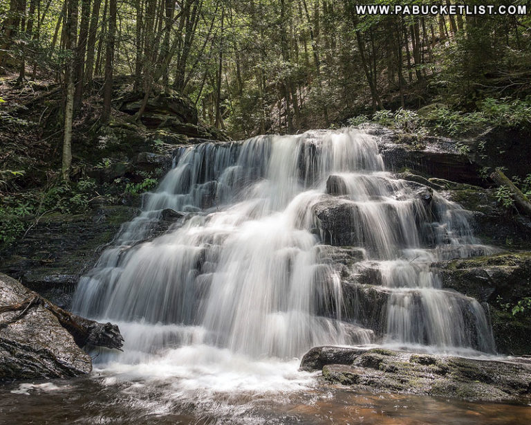 Exploring Dutchman Falls in the Loyalsock State Forest