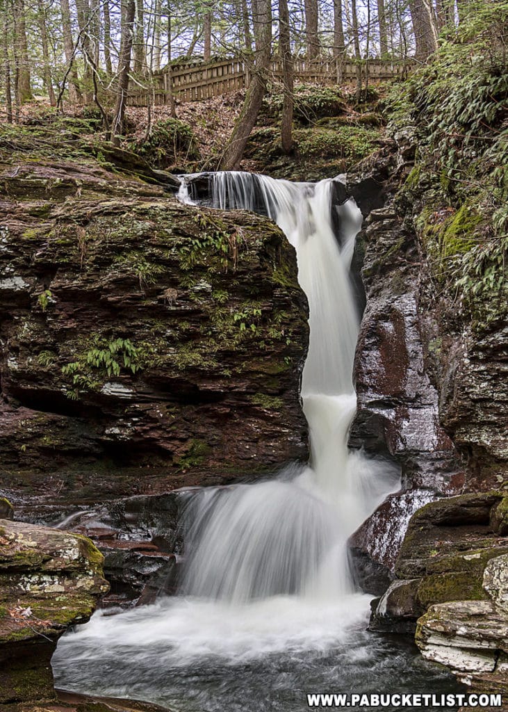 Exploring Adams Falls at Ricketts Glen State Park