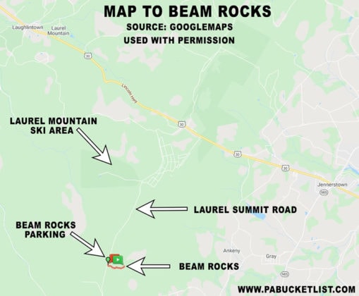 Exploring Beam Rocks Overlook in the Forbes State Forest