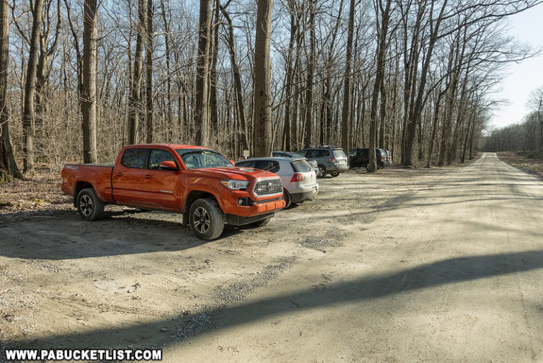 Exploring Beam Rocks Overlook in the Forbes State Forest