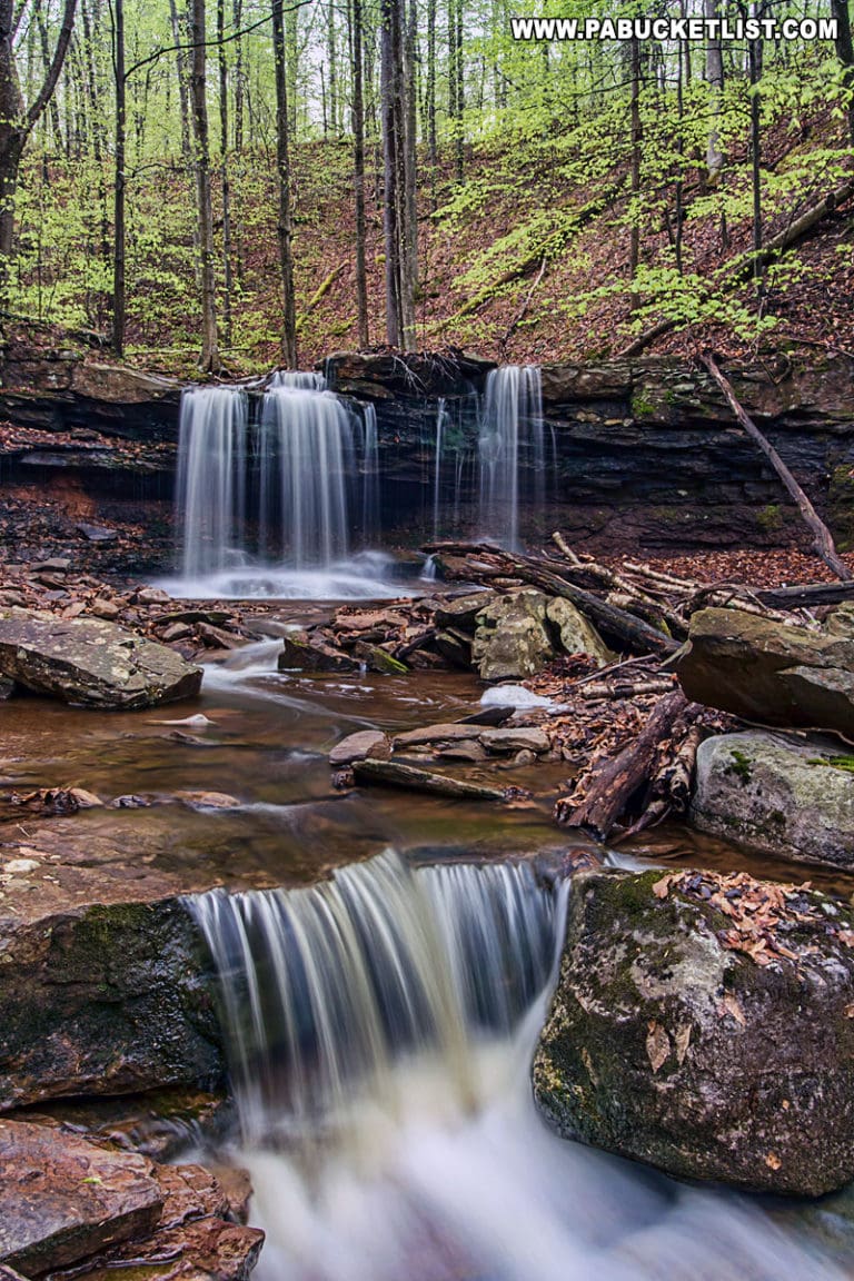 Exploring Dutters Run Falls in the Loyalsock State Forest
