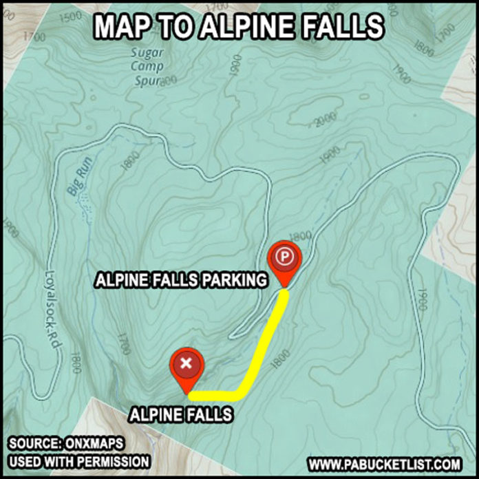 Exploring Alpine Falls in the Loyalsock State Forest