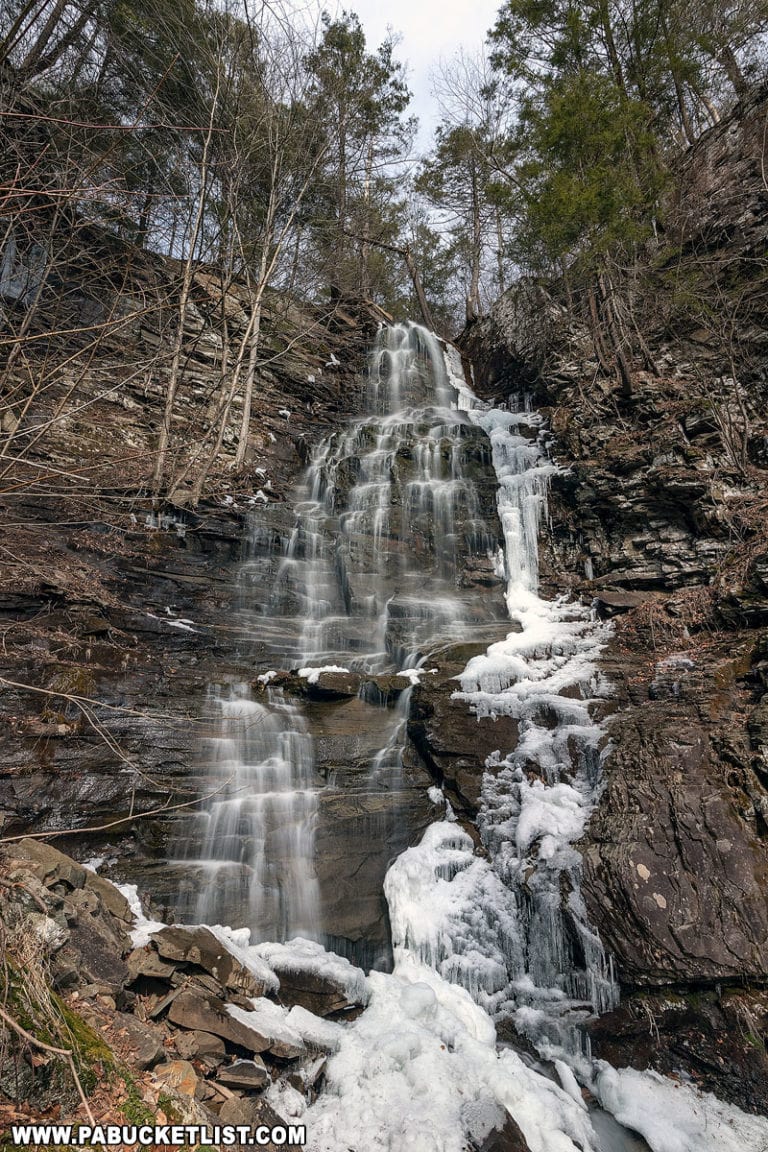The 50 Best Winter Waterfalls in Pennsylvania