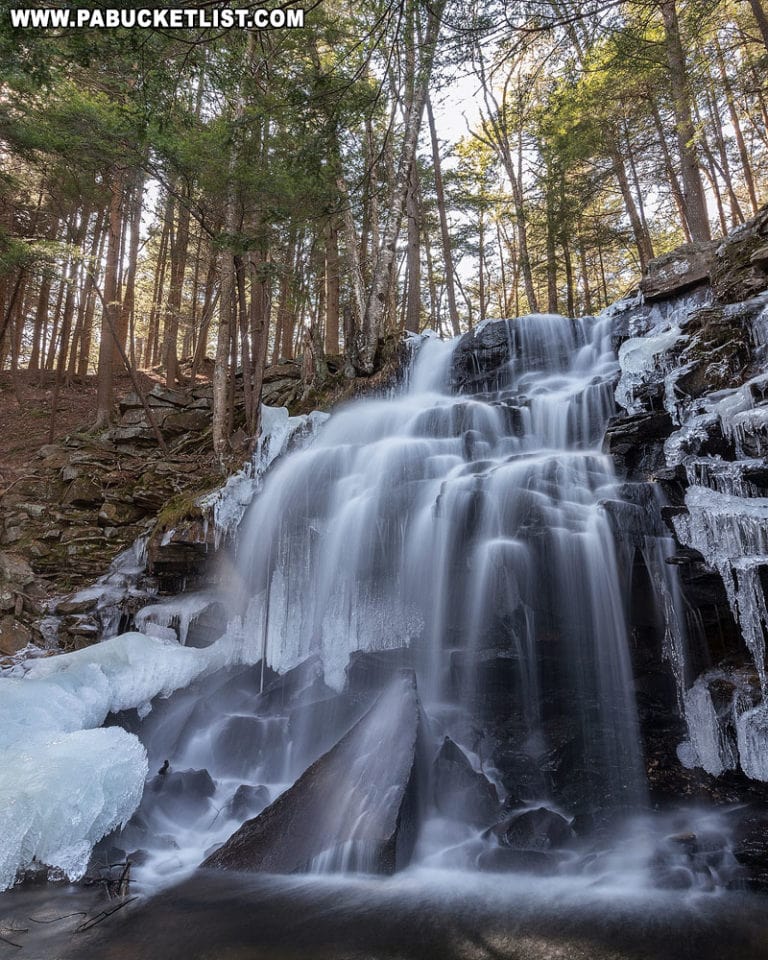 Exploring Dutchman Falls in the Loyalsock State Forest