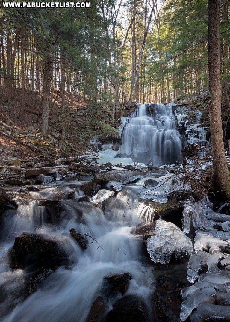 Exploring Dutchman Falls in the Loyalsock State Forest