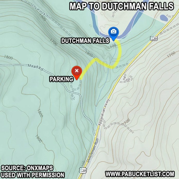 Exploring Dutchman Falls in the Loyalsock State Forest