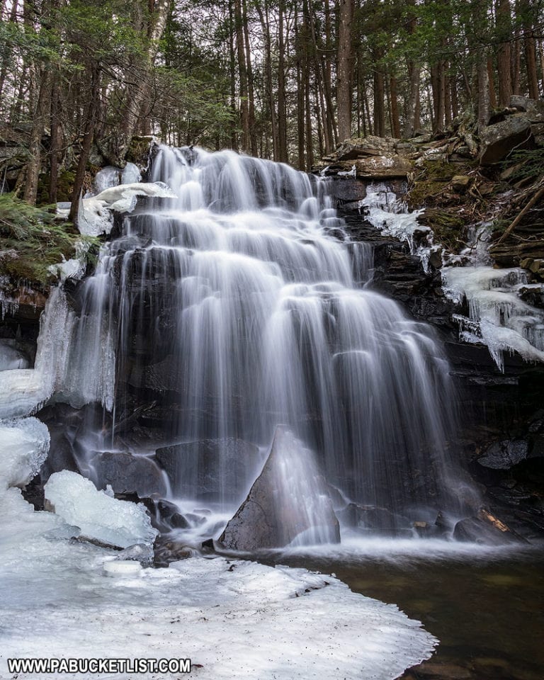 Exploring Dutchman Falls in the Loyalsock State Forest