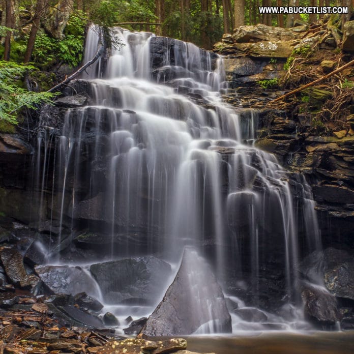Exploring Dutchman Falls in the Loyalsock State Forest