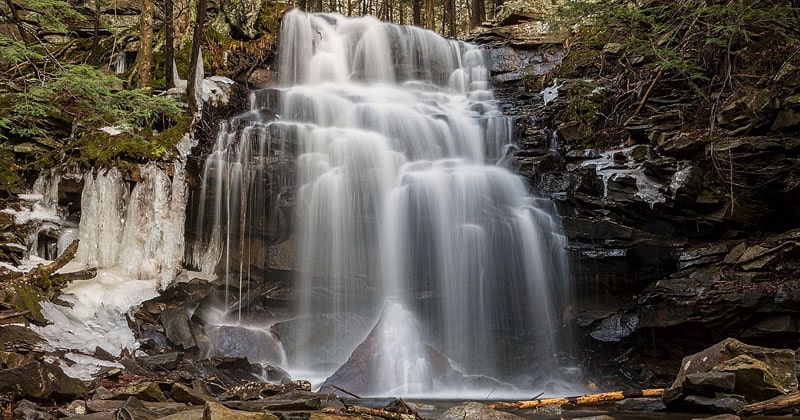 Exploring Dutchman Falls in the Loyalsock State Forest
