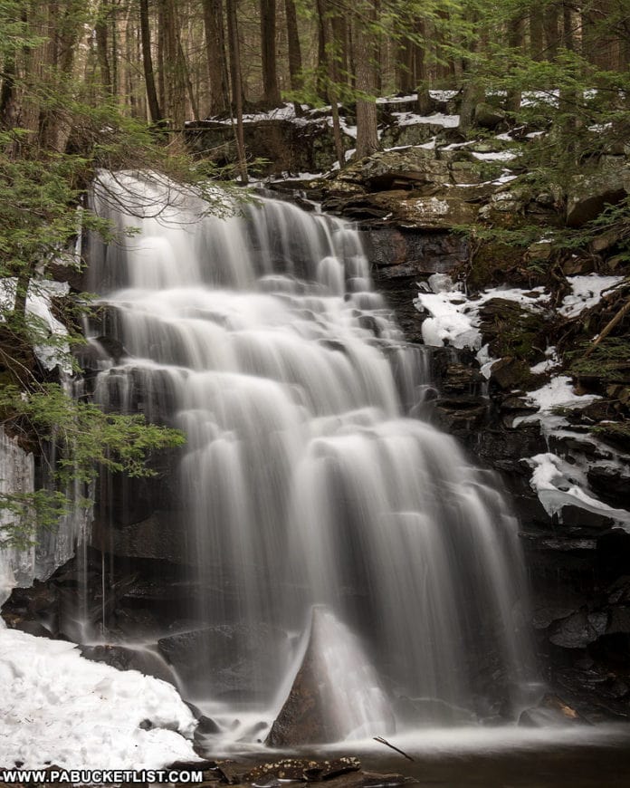 Exploring Dutchman Falls in the Loyalsock State Forest