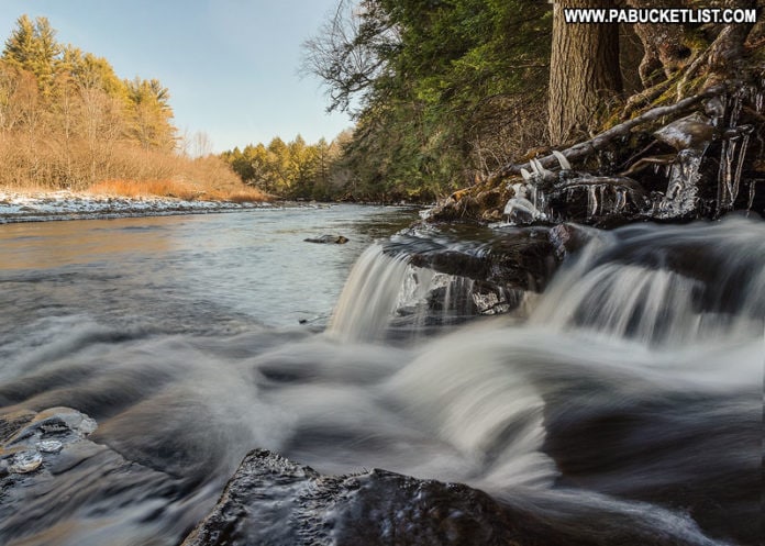 Exploring Dutchman Falls in the Loyalsock State Forest
