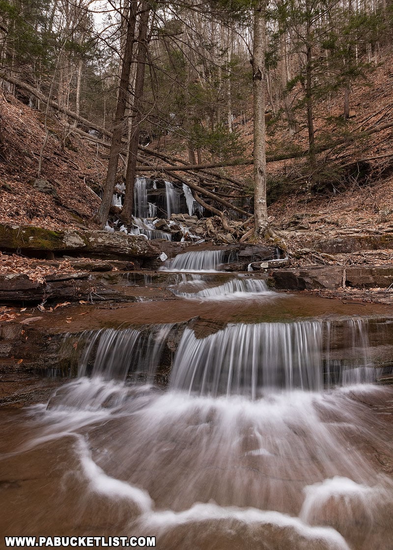 Exploring Angel Falls in the Loyalsock State Forest