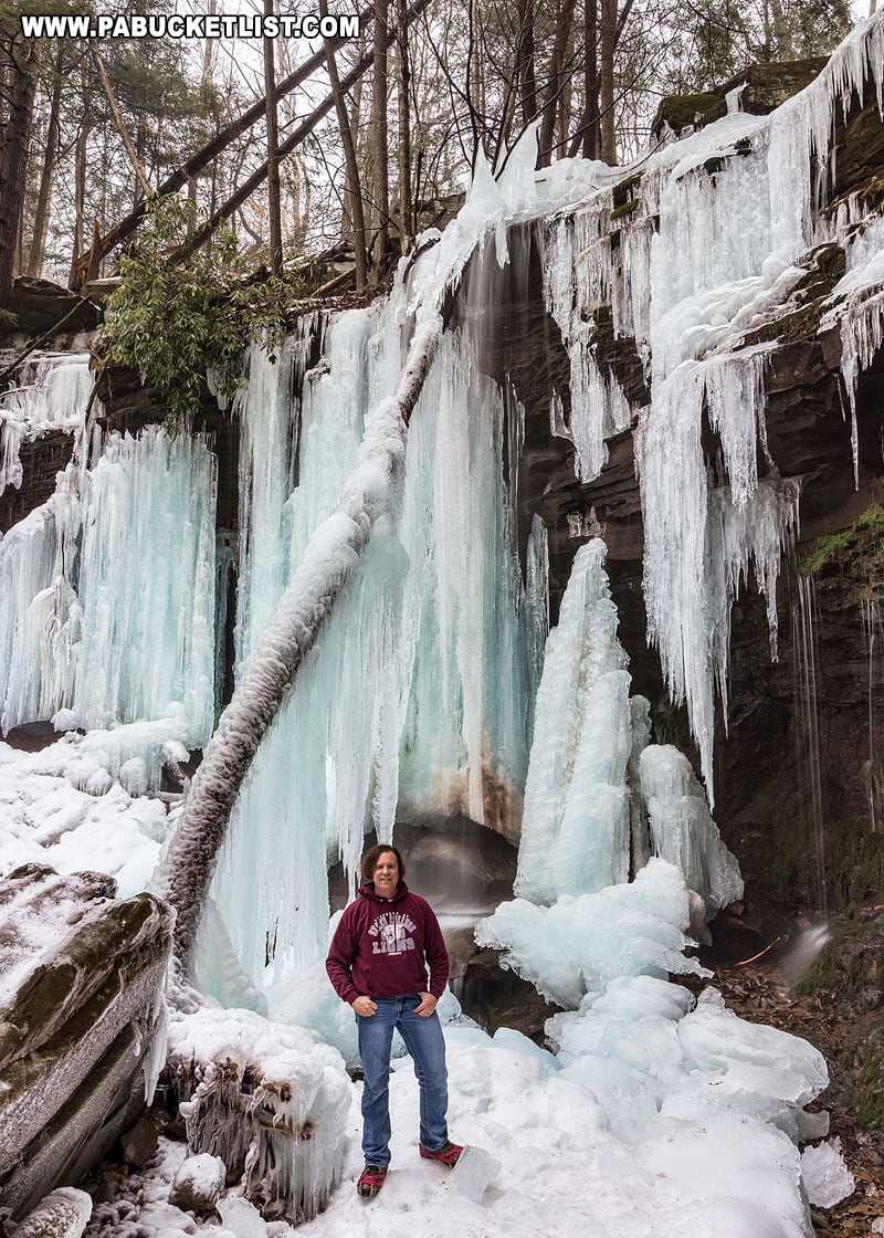 Exploring Jacoby Falls in the Loyalsock State Forest