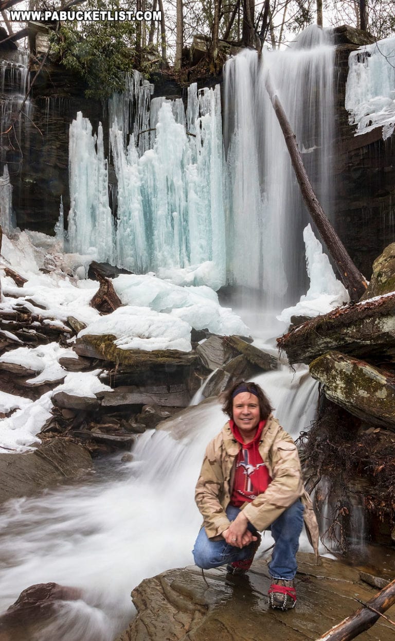 Exploring Jacoby Falls in the Loyalsock State Forest