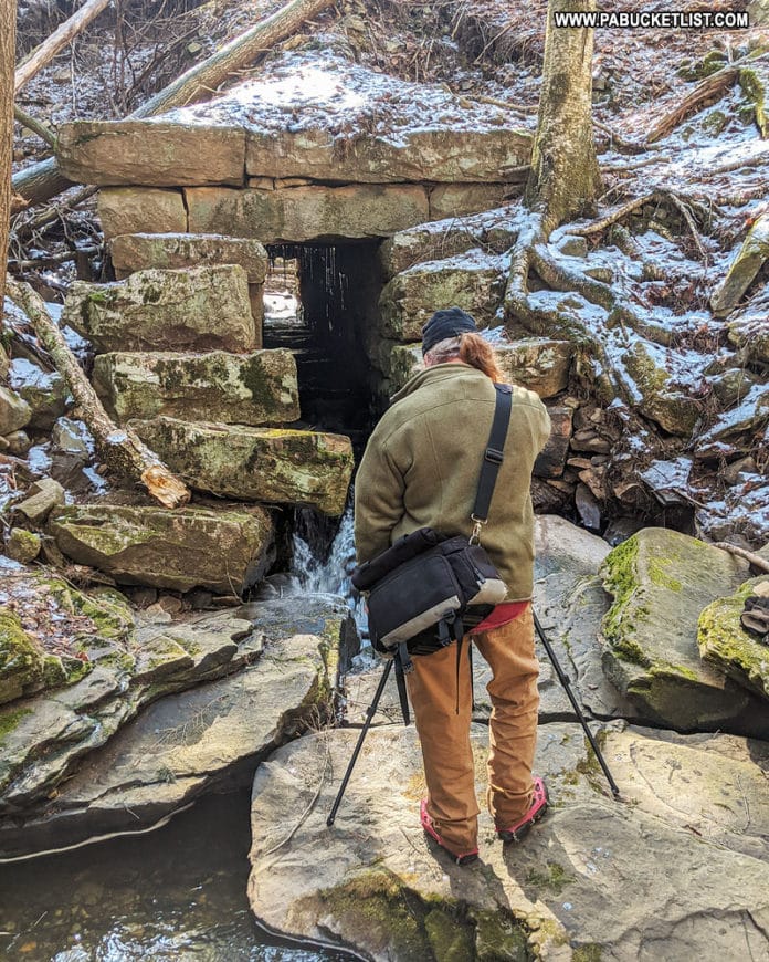 Exploring Dutchman Falls in the Loyalsock State Forest