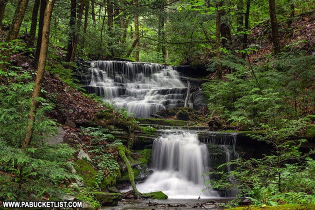Exploring the Waterfalls on Bear Run in Tioga County