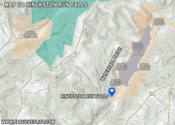 Exploring Hinckston Run Falls in Cambria County