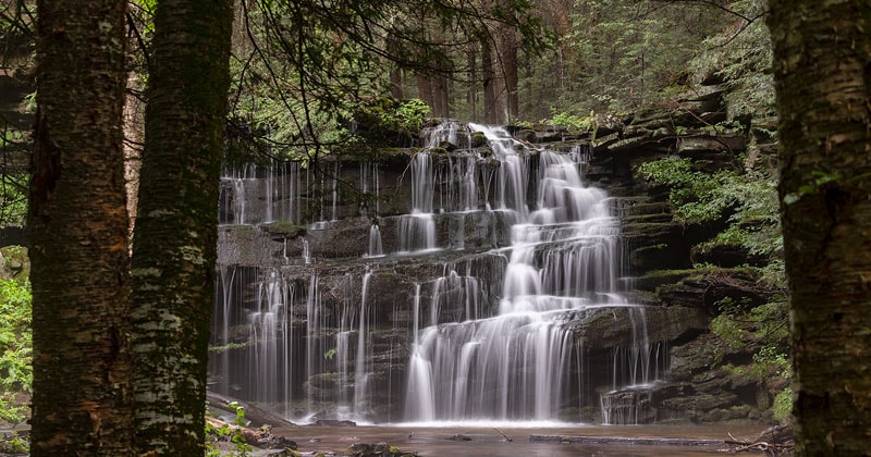 Exploring Rosecrans Falls in Clinton County