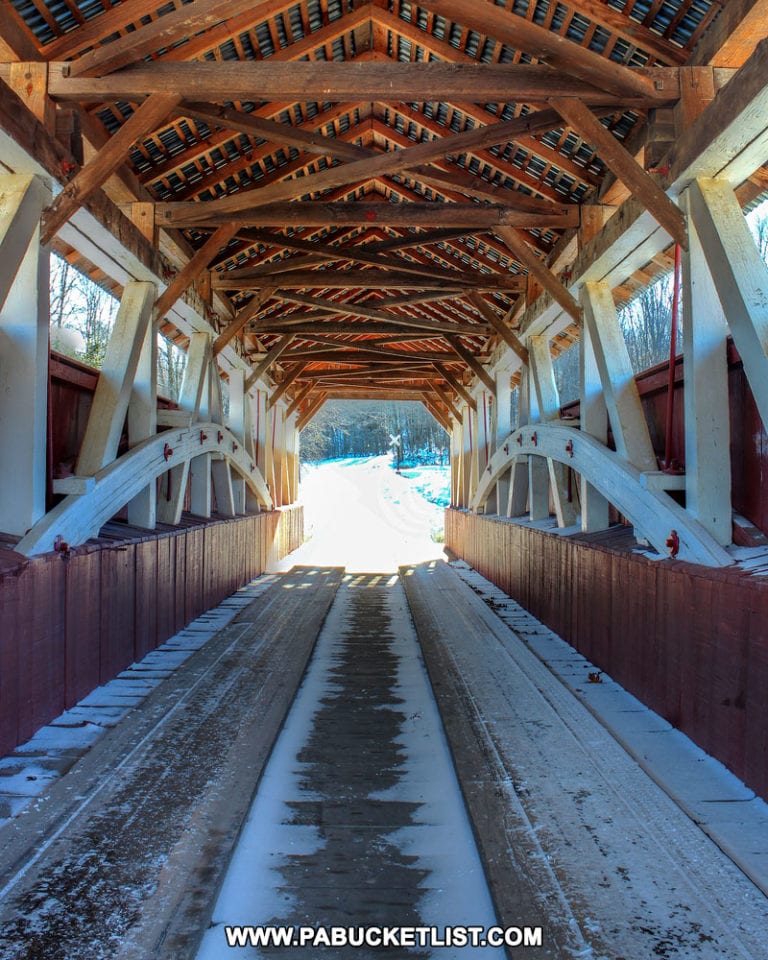Exploring Glessner Covered Bridge in Somerset County