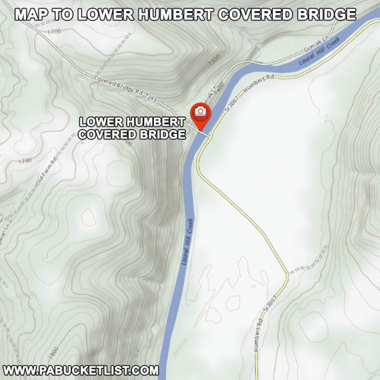 Exploring Lower Humbert Covered Bridge in Somerset County