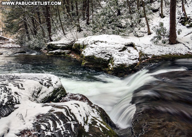 Exploring Wykoff Run Falls in the Quehanna Wild Area