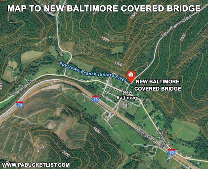 Exploring New Baltimore Covered Bridge in Somerset County