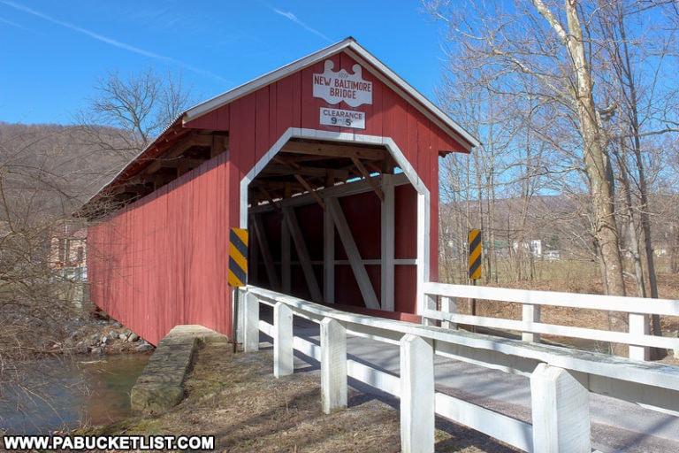 Exploring New Baltimore Covered Bridge in Somerset County