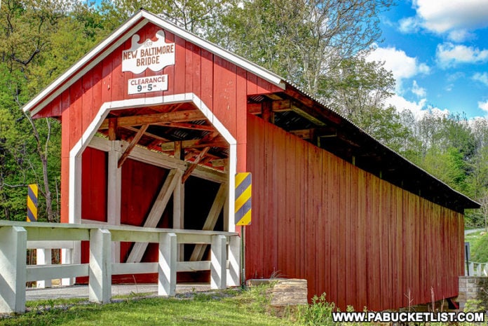 Exploring New Baltimore Covered Bridge in Somerset County