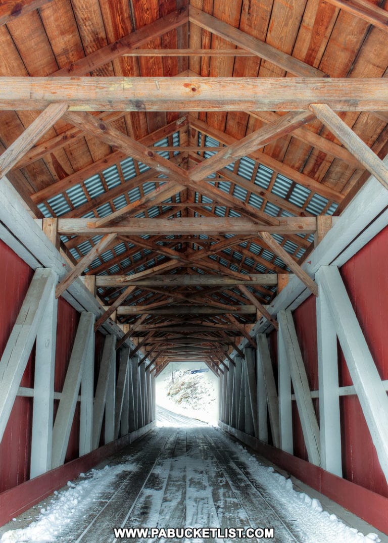 Exploring New Baltimore Covered Bridge in Somerset County