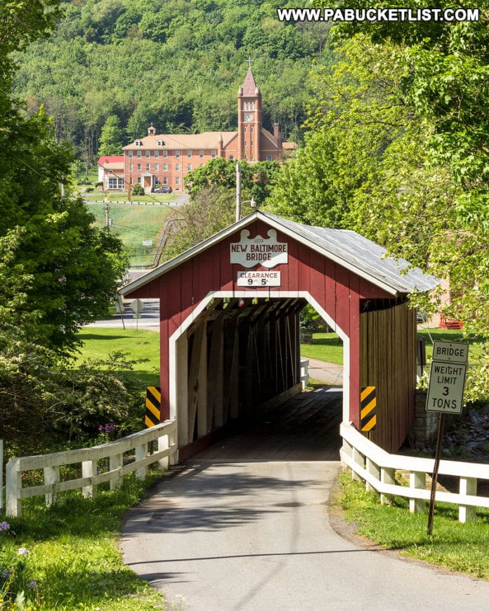 Exploring New Baltimore Covered Bridge in Somerset County