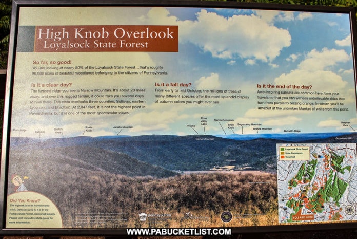 Exploring High Knob Overlook in Sullivan County