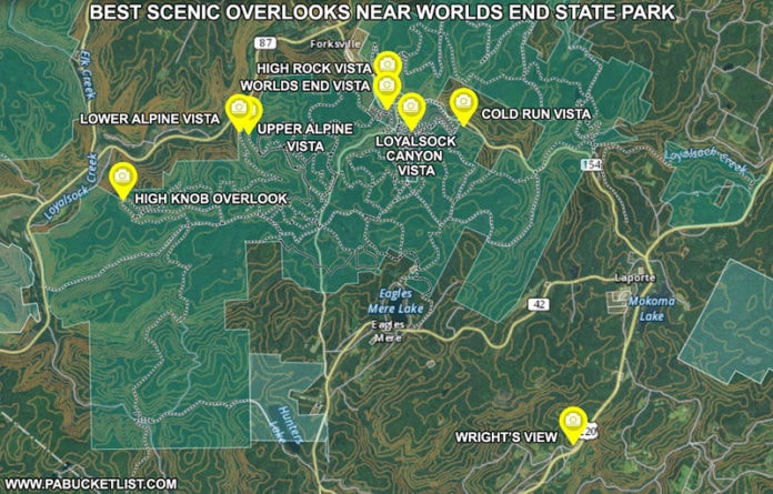 The 8 Best Scenic Overlooks Near Worlds End State Park