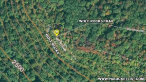 Exploring Wolf Rocks Overlook in the Forbes State Forest