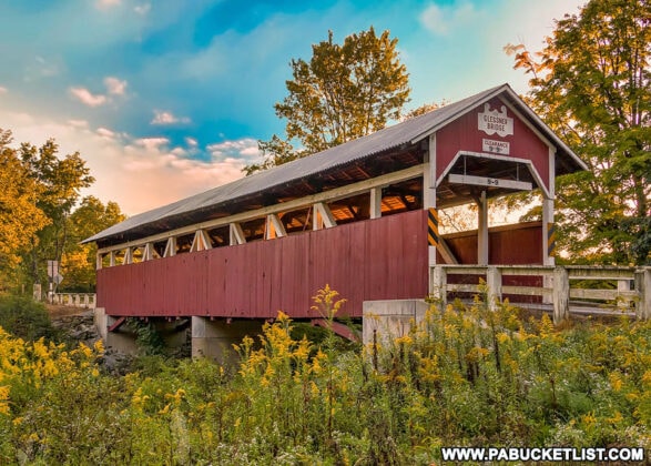 Exploring Glessner Covered Bridge in Somerset County