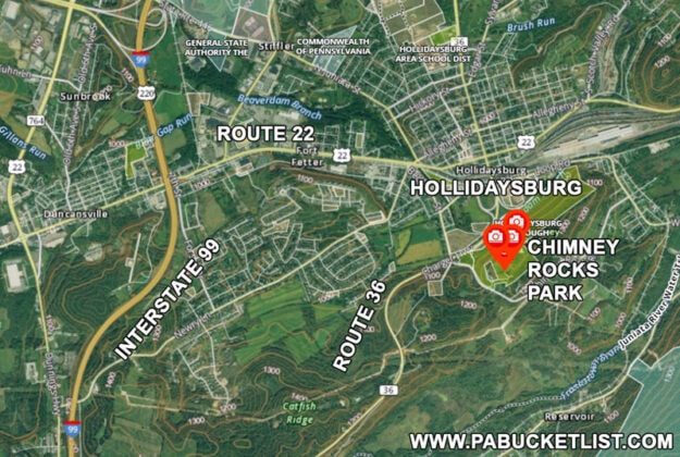 Exploring the Scenic Views at Chimney Rocks Park in Blair County