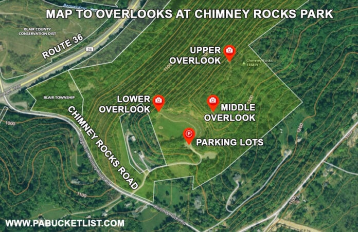 Exploring the Scenic Views at Chimney Rocks Park in Blair County