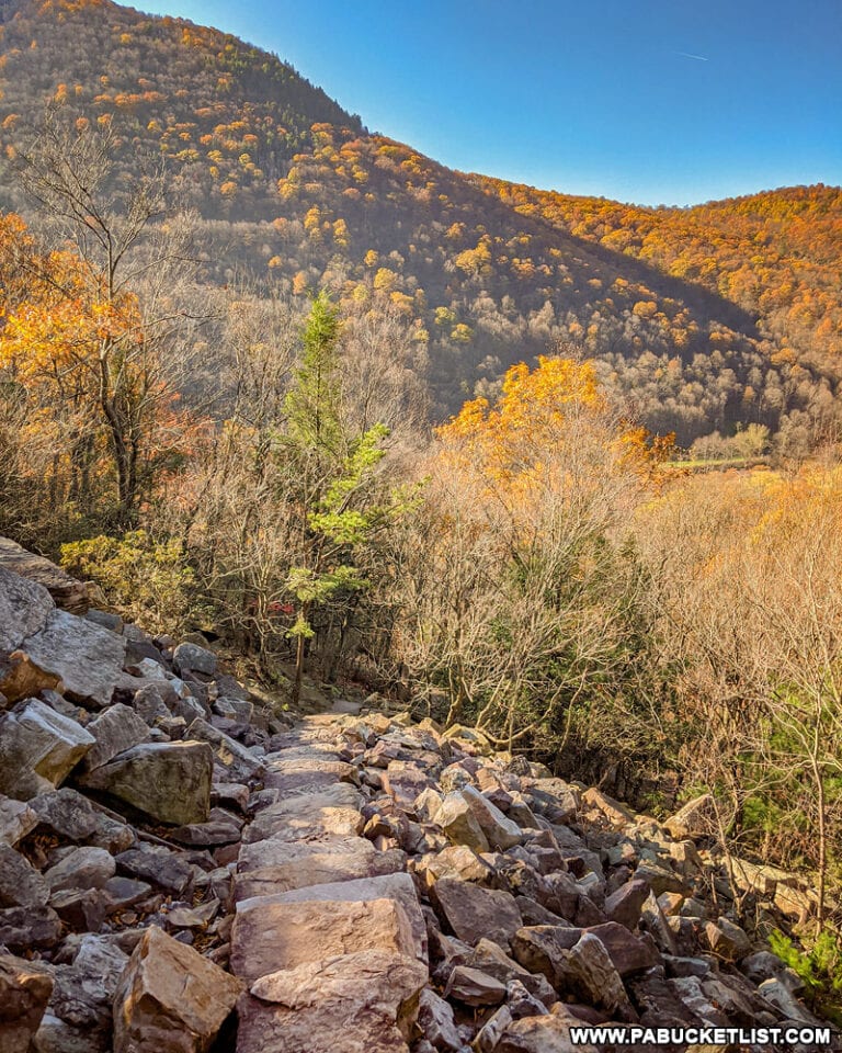 Hiking the 1000 Steps in Huntingdon County
