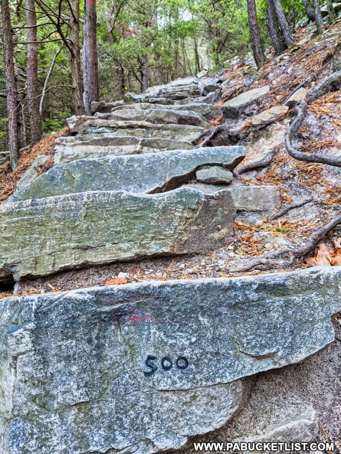 Hiking the 1000 Steps in Huntingdon County